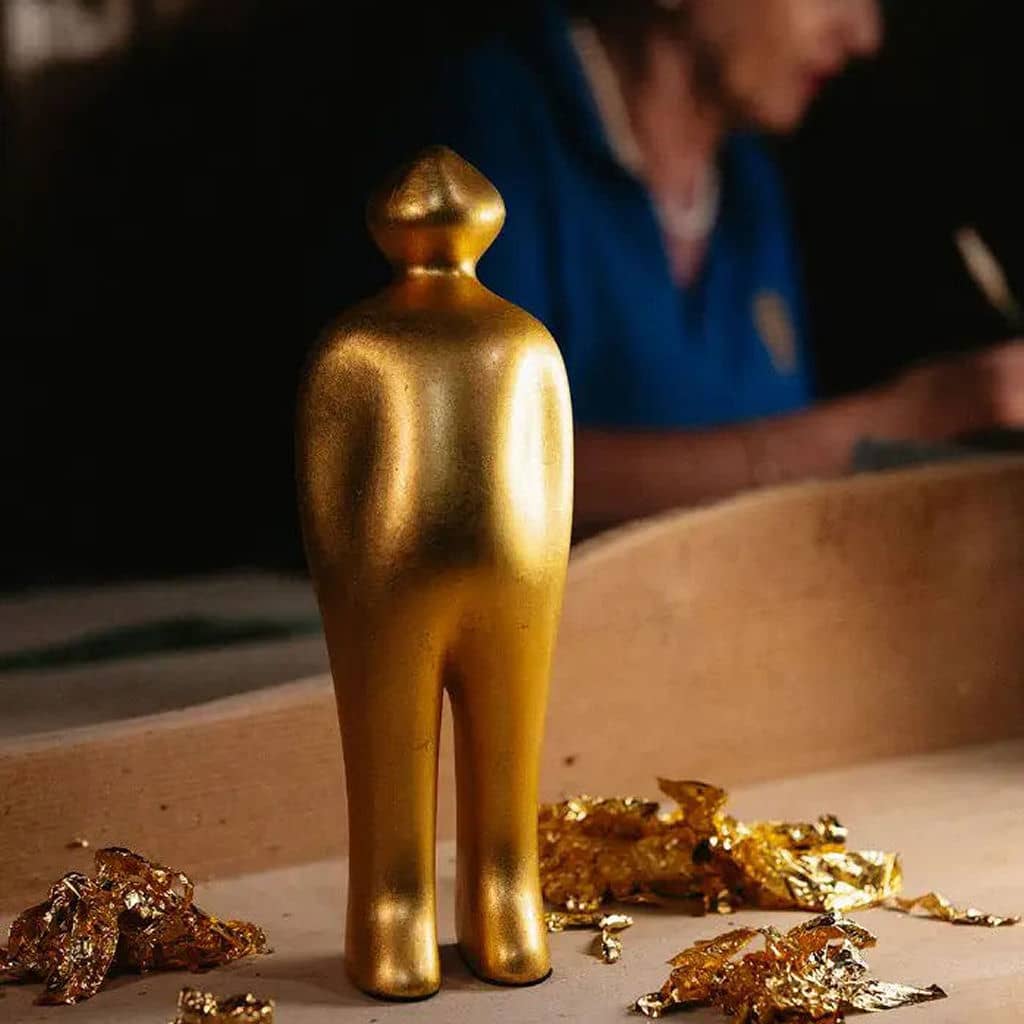 De Visitor 24k Gold Leaf Limited Edition van Guido Deleu – starttoart